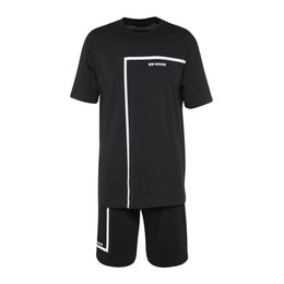 Trendyol Pyjama Herren Gr&ouml;&szlig;e L schwarz / wei&szlig;