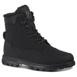 Schn&uuml;rboots Luhta "REILU MS", Damen, Gr. 36, schwarz, Synthetik, Textil, Schuhe Schn&uuml;rboots, gef&uuml;ttert, mit profiliertem Laufsohlenprofil, mit Gummilaufsohle