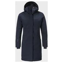 Sch&ouml;ffel Parka SCH&Ouml;FFEL "Urban Ins Coat Style Gregale WMS", Herren, Gr. 46, blau (8820, blau), Oberstoff: Aussenseite: 100% Polyester; (Membran: Thermoplastisches Polyurethan); Futter: 100% Polyester; Wattierung: 100% Polyester, regular fit, hoch geschlossener Ausschnitt, Jacken Parka