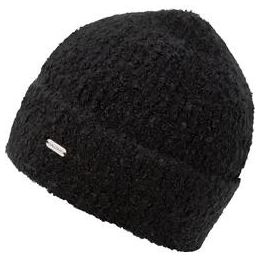 Beanie Chillouts "Esther Hat", Damen, schwarz, Obermaterial: 100% Polyester, unifarben, M&uuml;tzen Beanie, mit seitlichem Chillouts Label, aus leichtem Material