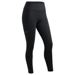 Outdoorhose Maier Sports "WinterWrap W", Damen, Gr. 38, Normalgr&ouml;&szlig;en, schwarz, 95% Polyester, 5% Elasthan, Hosen Outdoorhose, atmungsaktive Damen Tight 4-Wege-Stretch