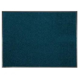 Fu&szlig;matte "CLEAN, Made in Belgium", blau, B:90cm H:8,5mm L:120cm, Polyamid, PRIMAFLOR-IDEEN IN TEXTIL, Teppiche, Schmutzfangl&auml;ufer, Schmutzfangmatte, gro&szlig;e Farbauswahl, waschbar