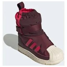 Winterstiefel Adidas ORIGINALS "SUPERSTAR 360 WINTERIZED STIEFEL F&Uuml;R KINDER", M&auml;dchen, Gr. 33, maroon, wonder wei&szlig;, ruby rot, Synthetik, Textil, Schuhe Winterstiefel, Winterschuhe, Winterboots, Snowboots, f&uuml;r Kinder & Jugendliche