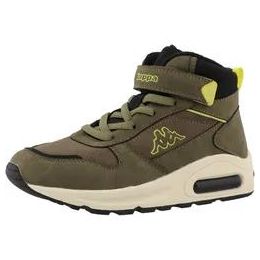 Sneakerboots Kappa "Finno", Jungen, Gr. 32, gelb (khaki, gelb), Synthetik, Schuhe Sneakerboots, Winterschuhe, Winterboots, Sneaker