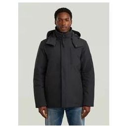 G-Star Raw Parka G-STAR "Clean Vodan Padded Hooded Jacke", Herren, Gr. S, dk schwarz, Obermaterial: 54% Elastomultiester, 46% Polyester, Jacken Parka