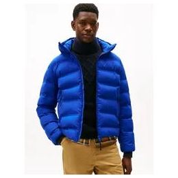 Steppjacke Tommy Hilfiger "TECH HEAT SEALED", Herren, Gr. L, wedge blau, Web, Obermaterial: 100% Polyester, regular fit normal, Jacken Steppjacke, Winterjacke, Outdoorjacke, regular fit