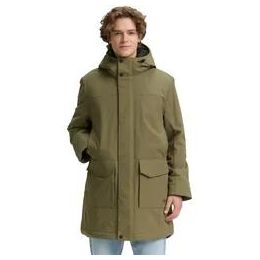 Parka Tom Tailor DENIM, Herren, Gr. L, gr&uuml;n (jungle soil gr&uuml;n), Web, Obermaterial: 100% Polyester. Futter: 100% Polyester, unifarben, regular fit taillenbedeckt, ohne Ausschnitt, elastischer Bund, Jacken Parka, mit wasserabweisender Funktion