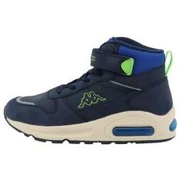 Sneakerboots Kappa "Finno", Jungen, Gr. 40, navy, lime, Synthetik, Schuhe Sneakerboots, Winterschuhe, Winterboots, Sneaker