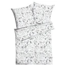 Bettw&auml;sche Kaeppel "Enchanted", stein, B/L: 155cm x 220cm, 1 Stk., 1 Stk., Interlock-Jersey, B/L: 80cm x 80cm, 2 Stk., Interlock-Jersey, Obermaterial: 100% Baumwolle, Bettw&auml;sche, Bettw&auml;sche, angenehmes Hautgef&uuml;hl