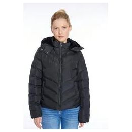Steppjacke ZABAIONE "Jacket Si44erra", Damen, Gr. XXL, schwarz, Web, Obermaterial: 100% Polyester, unifarben, Basic h&uuml;ftlang, Jacken Steppjacke