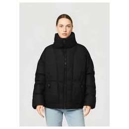 Steppjacke Only "ONLTAMARA LIFE OVERSIZED JACKET CC OTW", Damen, Gr. XL, schwarz, Web, Obermaterial: 100% Polyester, unifarben, regular fit, Jacken Steppjacke