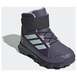 Winterboots Adidas TERREX "SNOW CF CLIMAWARM WINTER KINDER", Kinder, Gr. 38, aurora plum, semi flash aqua, powder plum, Synthetik, Textil, Schuhe Winterboots, Winterboots, f&uuml;r Kinder & Jugendliche