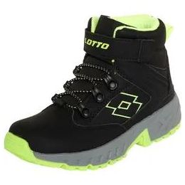 Winterboots Lotto, Jungen, Gr. 27, gr&uuml;n (schwarz, fr.gr&uuml;n), Synthetik, Textil, Schuhe Winterboots, Winterschuhe, Winterstiefel, Snowboots