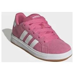 Sneaker Adidas SPORTSWEAR "GRAND COURT 00S", M&auml;dchen, Gr. 33, pink fusion, ftwr wei&szlig;, gum10, Leder, Synthetik, Schuhe Sneaker, Design auf den Spuren des Adidas Superstar, f&uuml;r Kinder & Jugendliche