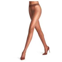 Feinstrumpfhose Falke "Shelina", Damen, Gr. XL, braun (espresso), Obermaterial: 60% Polyamid, 40% Polyurethan, unifarben, elastisch, Strumpfhosen Feinstrumpfhose, Make-Up Effekt, fein, weich