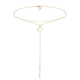 Elli Choker 'Dreieck' Damen Gr&ouml;&szlig;e One Size gold