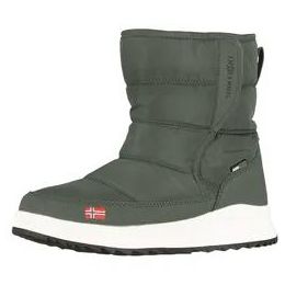Winterboots Trollkids "KIDS KONGSBERG WINTER BOOTS", Jungen, Gr. 32, gr&uuml;n (dusky olive), Synthetik, Textil, Schuhe Winterboots, mit profiliertem Laufsohlenprofil, mit Gummilaufsohle, f&uuml;r Kinder