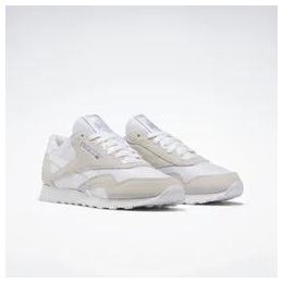 Sneaker Reebok CLASSIC "CLASSIC NYLON", Damen, Gr. 40, ftwwht, ftwwht, ftwwht, Leder, Synthetik, Textil, Schuhe Sneaker