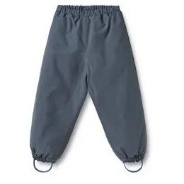 Skihose Wheat "Ski Pants Jay", M&auml;dchen, Gr. 116, N-Gr, graublau, Web, Obermaterial: 100% Nylon, unifarben, normal lang, Hosen Skihose, Kunstfaser, wasserdicht, atmungsaktiv und leicht wattiert