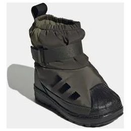 Winterstiefel Adidas ORIGINALS "Adidas SUPERSTAR 360 STIEFEL F&Uuml;R KINDER", Kinder, Gr. 24, gr&uuml;n (shadow olive, core schwarz, focus olive), Synthetik, Textil, Schuhe Winterstiefel, Winterschuhe, Winterboots, Snowboots, f&uuml;r Kinder