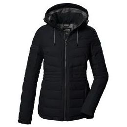 Steppjacke Killtec "KOW 10 WMN QLTD JCKT", Damen, Gr. 40, schwarz, Obermaterial: 100% Polyester;Futter: 100% Polyester;F&uuml;llung: 100% Polyester, Jacken Steppjacke, Damenjacke: abnehmbare Kapuze, wasserabweisend, atmungsaktiv
