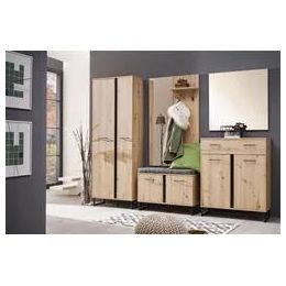 Garderobenschrank Inosign "Sardinia", braun (artisan eiche), B:70,5cm H:194,5cm T:35cm, Holzwerkstoff, Schr&auml;nke, Garderobenschrank