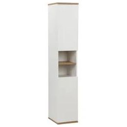 Hochschrank Welltime, wei&szlig;, B:26cm H:140cm T:32cm, MDF, Schr&auml;nke, Hochschrank, Haarlem Breite 26 cm, Badm&ouml;bel, Schrank