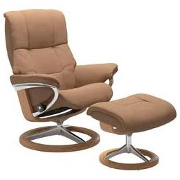 Relaxsessel stressless "Mayfair", braun (sand dinamica), B:79cm H:102cm T:44cm, Leder BATICK: BATICK ist ein leicht korrigiertes, durchgef&auml;rbtes und genarbtes M&ouml;belleder, bei dem die meisten Unebenheiten und Spuren in der Regel entfernt wurden.;Leder PALOMA: PALOMA ist ein durchgef&auml;rbtes Semianilin-M&ouml;belleder mit nat&uuml;rlicher Narbung.;ROHLEDER Stoff Q2 FARON: Ein fester zuverl&auml;ssiger Boucl&eacute; mit ein