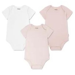 Body HUGGIES BABYWEAR "HUGB 3PK BODYSUIT", Jungen, Gr. 5 (80), N-Gr, huggies peachskin, Jersey, Obermaterial: 100% Baumwolle, Basic, Rundhals, Bodys Body, aus Baumwolle