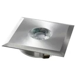 Heitronic LED Einbaustrahler "Austin", grau (aluminiumfarben), 1, &Oslash; 8,2cm H: 2,27cm, 1 Stk., Leuchten, Einbauleuchte,LED-Downlight,Edelstahlgeh&auml;use, sehr geringe Einbautiefe, LED Einbaustrahler