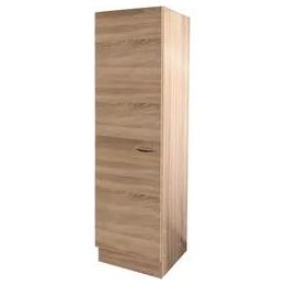 Seitenschrank Flex-Well "Bergen", braun (sonoma eiche), B:50cm H:200cm T:50cm, Holzwerkstoff, Schr&auml;nke, Seitenschrank, (B x H x T) 50 x 200 x 47 cm, f&uuml;r viel Stauraum