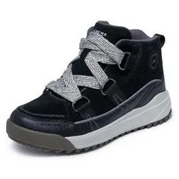 Schn&uuml;rboots Skechers "YANA", Damen, Gr. 36, schwarz, Veloursleder, Schuhe Schn&uuml;rboots, High Top Sneaker, Schn&uuml;rschuh mit auff&auml;lliger Schn&uuml;rung