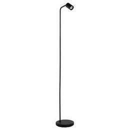 Eglo Stehlampe "RIGOMAGNO Stehlampe - Stahl - GU10 - 1X5W - IP20", schwarz, 1, H: 151cm, 1 Stk., Leuchten, Standleuchte, Leselampe, Wohzimmer, Schlafzimmer, L26,5 x B23 x H151cm, Stehlampe