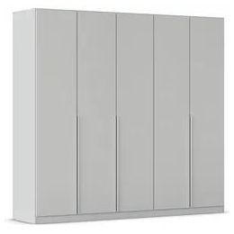 Dreht&uuml;renschrank OTTO HOME "Kleiderschrank Schrank Garderobe AGORDO TOPSELLER Schlafzimmer", grau (seidengrau), B:226cm H:210cm T:54cm, Holzwerkstoff, Schr&auml;nke, Dreht&uuml;renschrank, durchdachte Innenausstattung, in 8 Breiten und 2 H&ouml;hen MADE IN GERMANY, Topseller