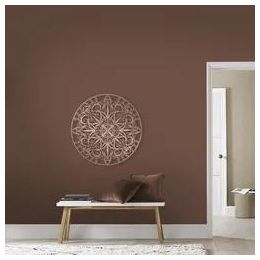 Wandbild Art for the home "Mandala Rund", rosa (farbe bild(er): rose), B:80cm H:80cm T:1,2cm &Oslash;:1,2cm, Metall, Bilder, Luxus Metal Art Wanddeko