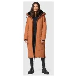 Winterjacke Marikoo "Nadaree XVI", Damen, Gr. XS, bunt (rusty cinnamon), Obermaterial: 100% Polyester; Futter: 100% Polyester; Wattierung: 100% Polyester; &Auml;rmelfutter: 100% Polyester, Jacken Winterjacke, Stepp Mantel mit gro&szlig;er Kapuze