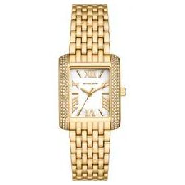 Quarzuhr Michael Kors "EMERY", gold (goldfarben, wei&szlig;), Armbanduhren, Damen, Quarzuhr, Armbanduhr, Damenuhr, analog, Edelstahlarmband