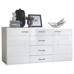 Sideboard Innostyle "SPIRIT PLUS", wei&szlig; (wei&szlig; hochglanz), B:170cm H:94cm T:42cm, Dekorfolie, Holzwerkstoff, MDF, Sideboards, Sideboard, wei&szlig; hochglanz MDF