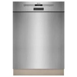 Neff Unterbaugeschirrsp&uuml;ler "S125EBS16E", Energieeffizienz: A (A-G), silber, B:60cm H:82cm T:57cm, Geschirrsp&uuml;ler, Automatische T&uuml;r&ouml;ffnung f&uuml;r Effizienz, flexible K&ouml;rbe