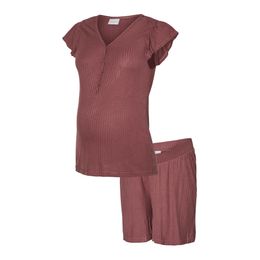 MAMALICIOUS Umstand Shorty Damen Gr&ouml;&szlig;e S ros&eacute; Winterkleid