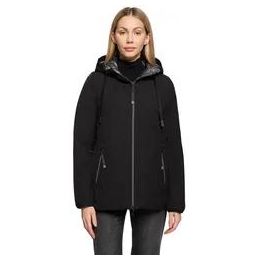 Wendejacke Betty Barclay "Damen mit Kapuze", Damen, Gr. 36, schwarz, Obermaterial: 88% Polyester, 12% Elasthan; F&uuml;llung: 100% Polyester, tailliert, abnehmbar, Jacken