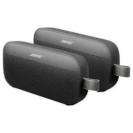 Bose Bluetooth-Lautsprecher "Soundlink Flex (2nd Gen) - 2er Set", schwarz, B:20,1cm H:5,2cm T:9cm, Lautsprecher