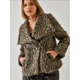 Bianco Lucci Mantel Damen Gr&ouml;&szlig;e S beige / camel / schwarz Wintermantel