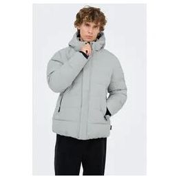 Only & Sons Steppjacke ONLY & SONS "ONSCAYSON PUFFA OTW NOOS", Herren, Gr. XXL, mirage gray, Web, Obermaterial: 100% Polyester, unifarben, regular fit normal, Rippb&uuml;ndchen, Jacken Steppjacke