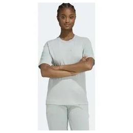 T-Shirt Adidas SPORTSWEAR "FUTURE ICONS 3-STREIFEN", Damen, Gr. XXL, wonder sage, Obermaterial: 100% Baumwolle, normal, Rundhals, Shirts T-Shirt