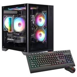 GAMEMAX Gaming-PC "Infinity Mini BK 7827 AMD Ryzen 5 7500F 16GB DDR5 1TB SSD RTX 5060", schwarz, Microsoft Windows 11 Home (64 Bit), 16 GB RAM 1.000 GB SSD, Desktop-PCs, Windows 11, DDR5 RAM
