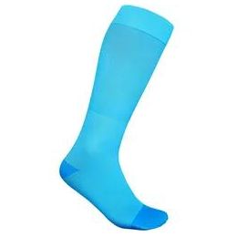 Sportsocken Bauerfeind "SKI ULTRALIGHT COMPRESSION SOCKS", Herren, Gr. 44-46, blau 1, Obermaterial: 75% Polyamid, 25% Elasthan, Socken Sportsocken, mit medizinischer Kompression, zur Vitalisierung der Wadenmuskulatur