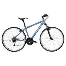 Crossrad KROSS "Crossrad Herren 28" Move 1.0 blau 24 G&auml;nge" Gr. 58, blau, schwarz, Fahrr&auml;der, Herren, 58cm, 28 Zoll (71,12cm) hinten: 28 Zoll (71,12cm)