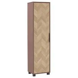 Hochschrank Schildmeyer "Piazza, Breite 40,3 cm, f&uuml;hlbare Holzstruktur", mauve, B:40,3cm H:157,8cm T:33,05cm, FSC-zertifizierter Holzwerkstoff, Schr&auml;nke, Hochschrank, Made in Germany