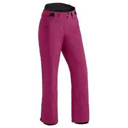 Skihose Maier Sports "EDDI", Damen, Gr. 44, Normalgr&ouml;&szlig;en, magenta, 100% Polyester, Hosen Skihose, Damen Schneehose atmungsaktiv und wasserdicht Regular Fit
